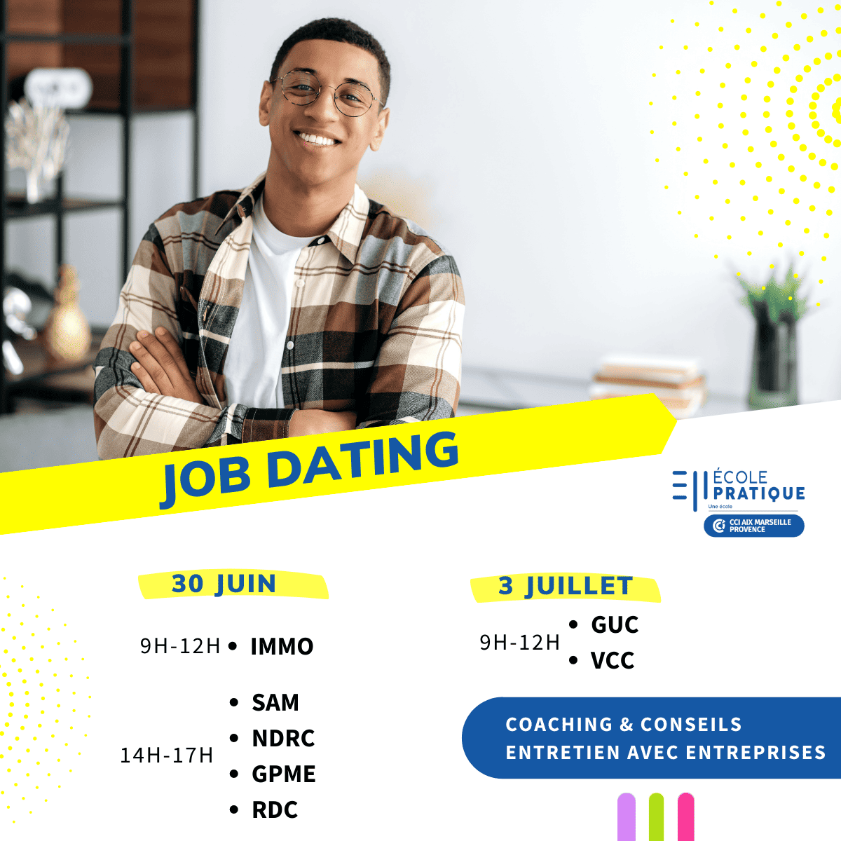 Job Dating : Décroche ton contrat d'alternance - Ecole Pratique