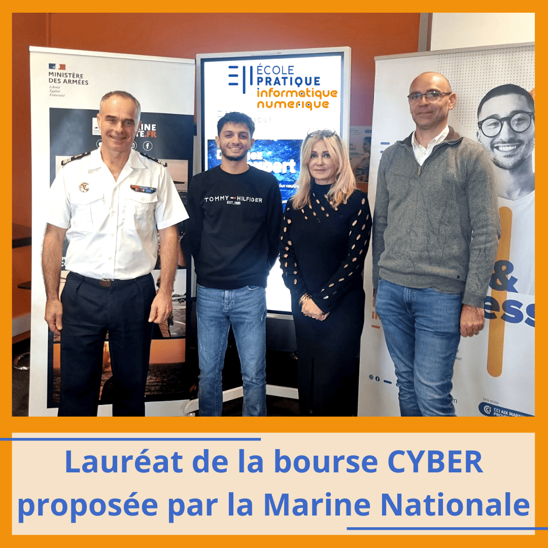 Lauréat de la bourse Cyber proposée par la Marine Nationale